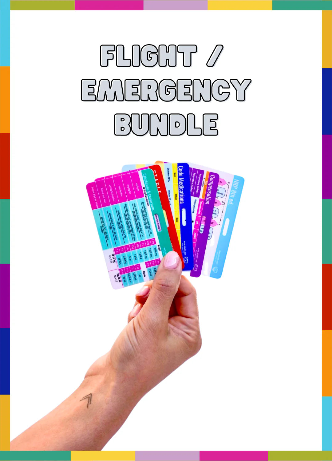 NICU Flight + Emergency Badge Cards · NICUity