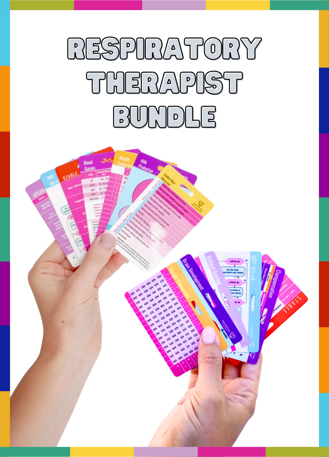 Respiratory Therapist Badge Reference Card Bundle · NICUity
