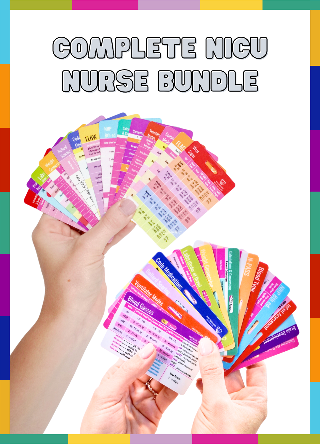 Complete NICU Nurse Badge Reference Card Bundle · NICUity