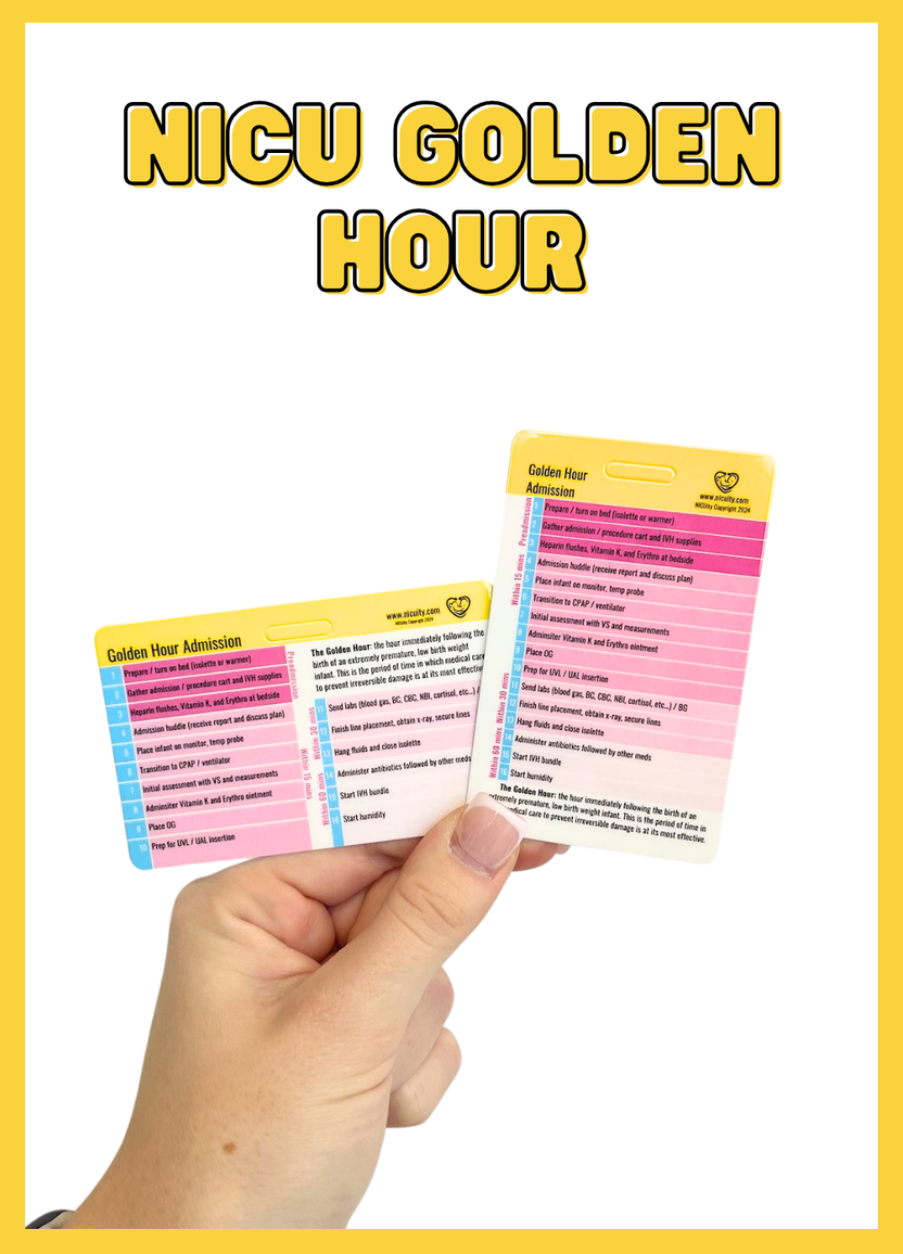 NICU Badge Cards, Bedside Tools & Apparel · NICUity